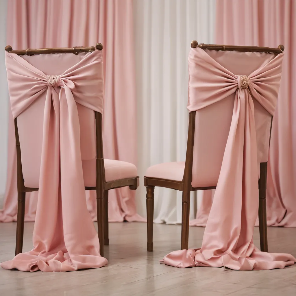 Exploring Blush Spandex Chair Sashes in Decor