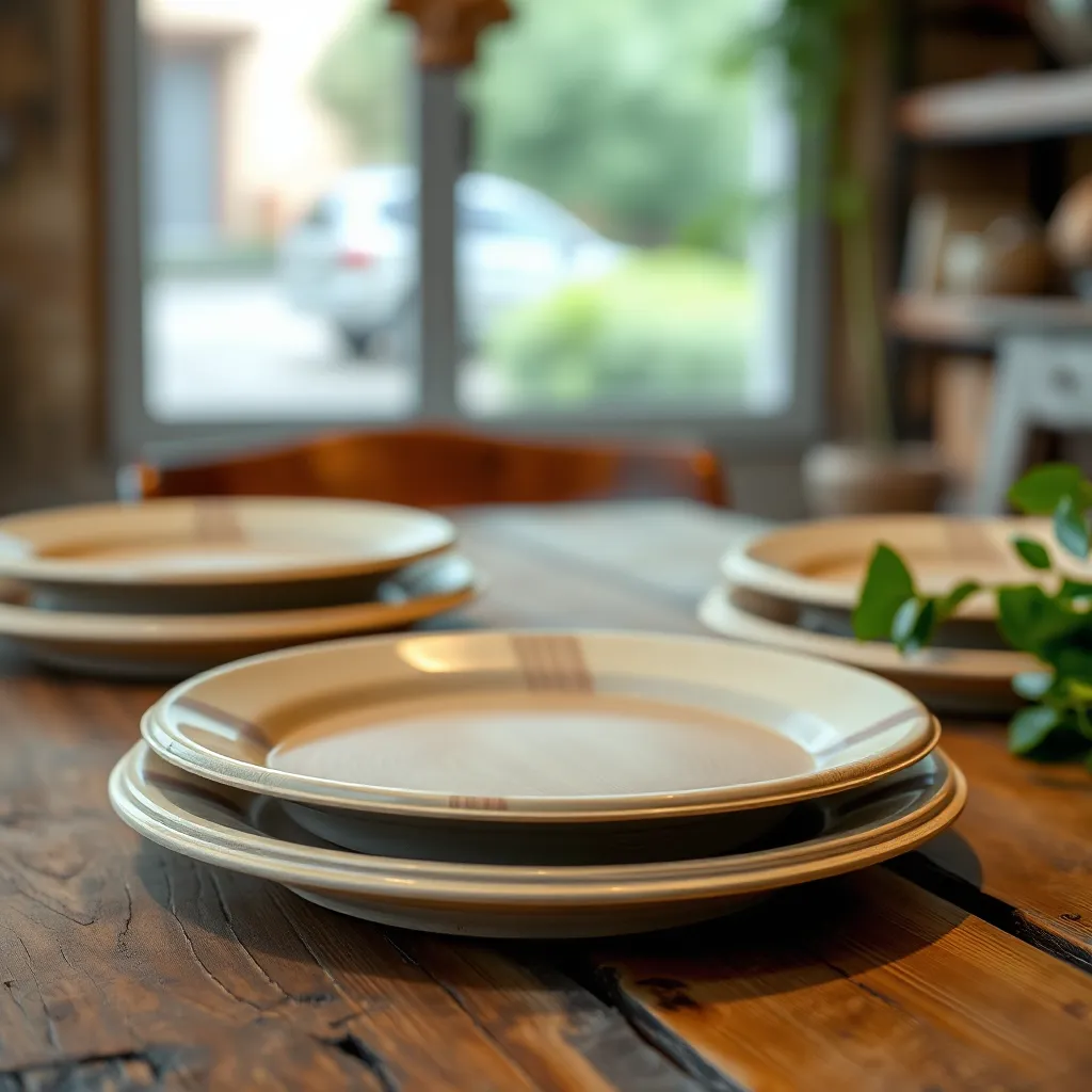 Exploring Wood Grain Disposable Plates: A Sustainable Choice