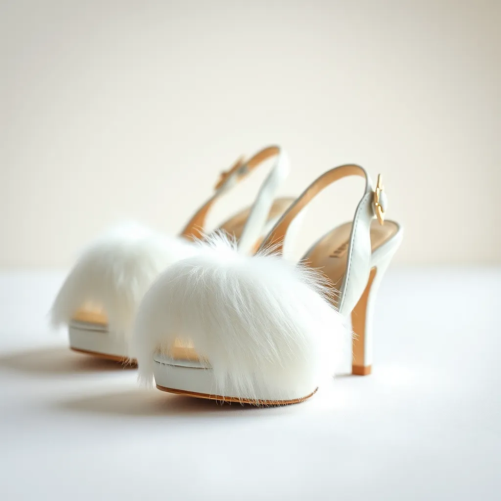 The Allure of White Fluffy Heels in Fashion